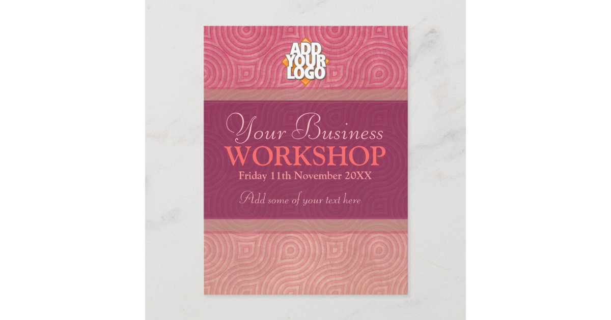 Business Seminar Workshop Invitation template | Zazzle