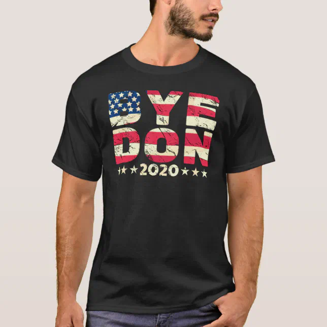 BYEDON 2020 Anti Trump Vintage Distressed American T-Shirt | Zazzle