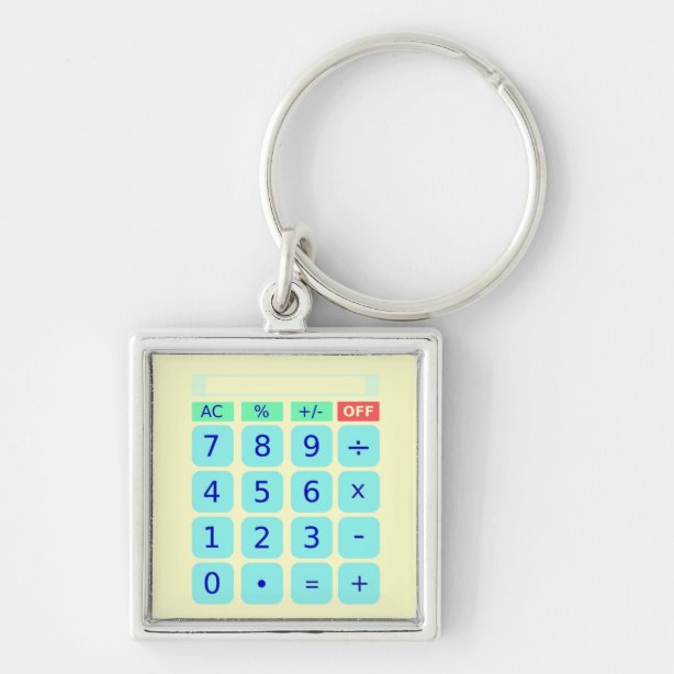 Math Keychains & Key Rings | Zazzle CA