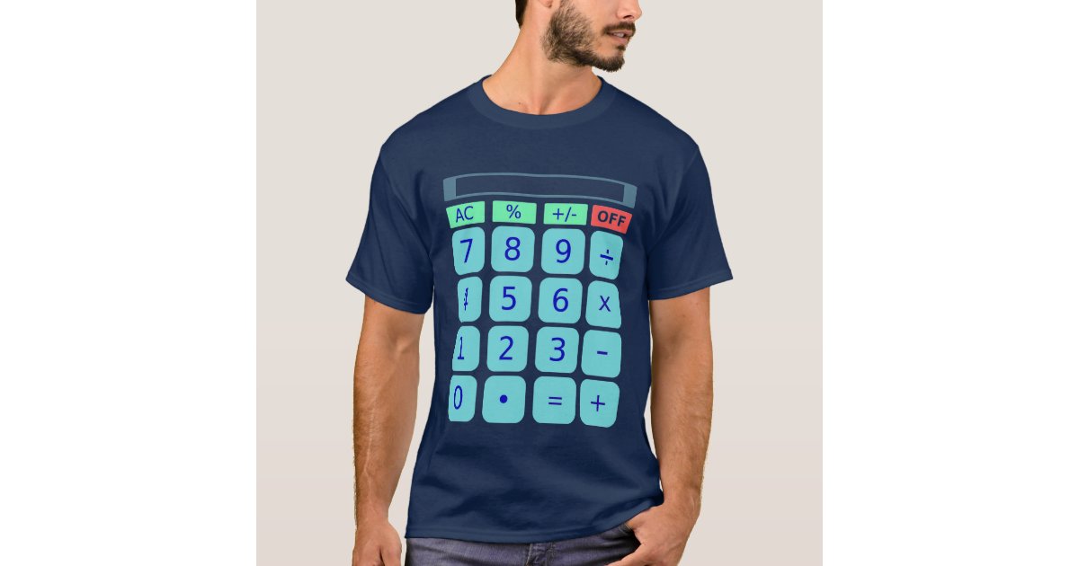 Calculator Shirt | Zazzle