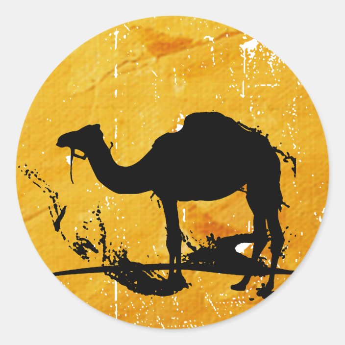Camel Classic Round Sticker | Zazzle.ca