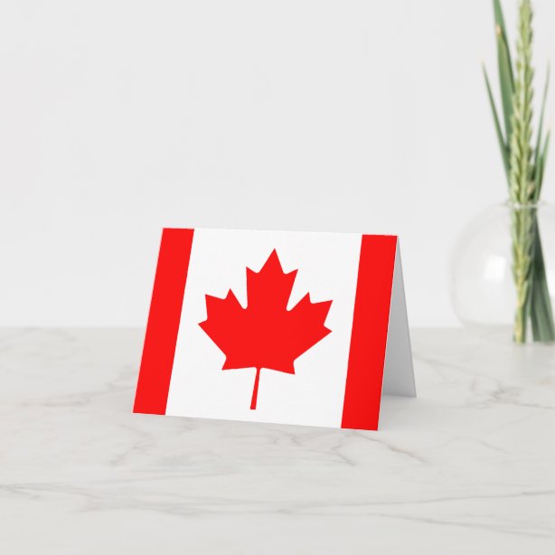 Canadian Flag Cards, Greeting Cards & More | Zazzle CA