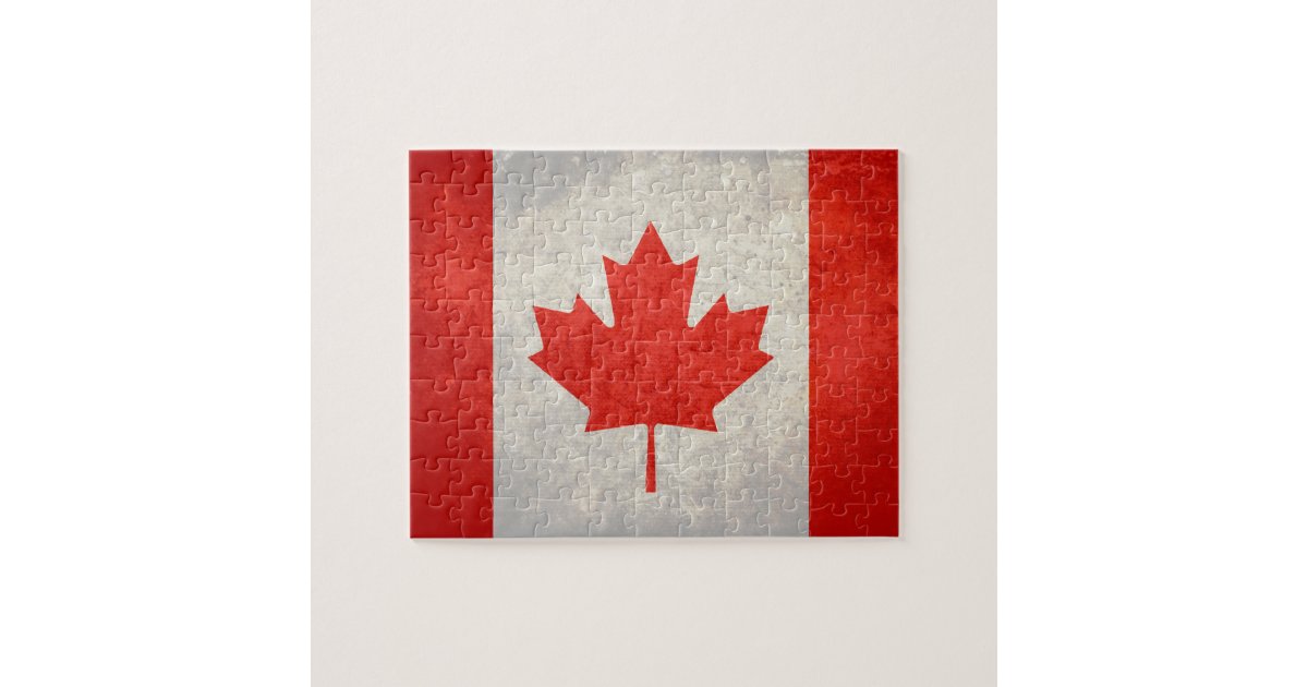 Canada; Canadian Flag Jigsaw Puzzle | Zazzle