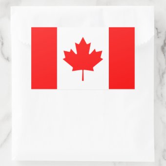 Canada/Canadian Flag Sticker | Zazzle