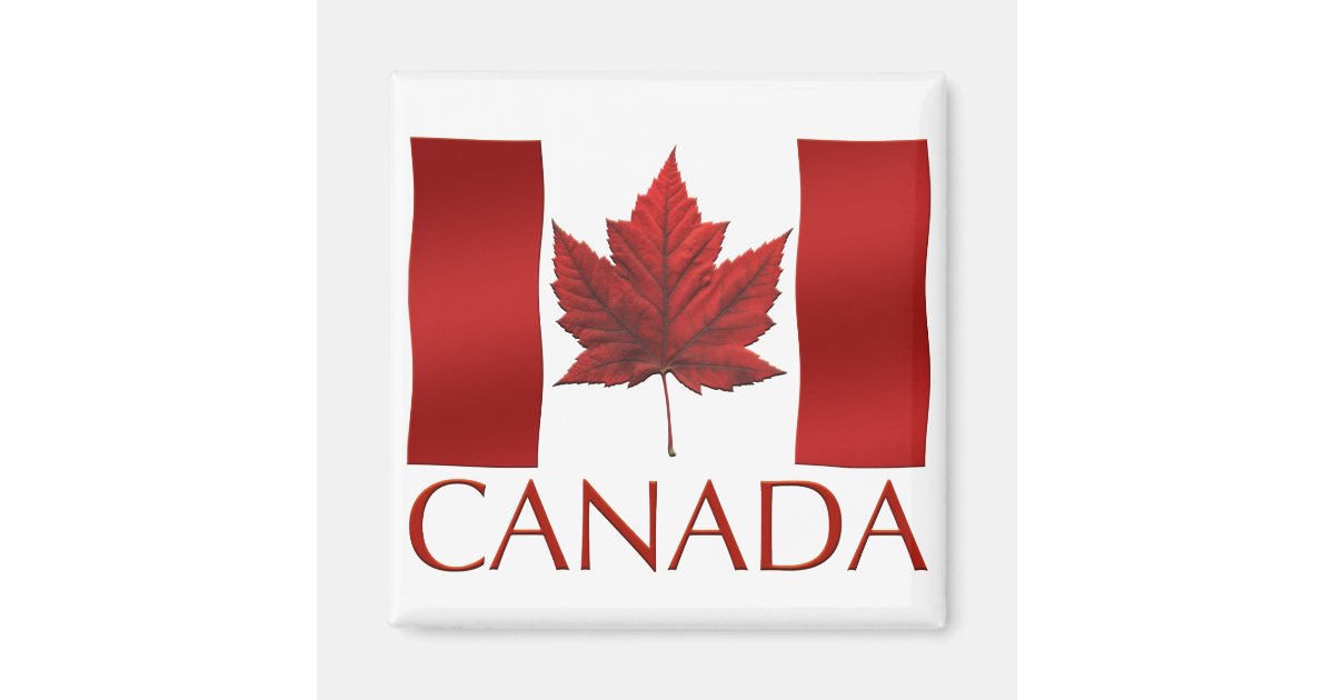 Canada Flag Fridge Magnet Canada Maple Leaf Magnet | Zazzle