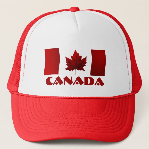 Canadian Flag Hats & Caps | Zazzle CA