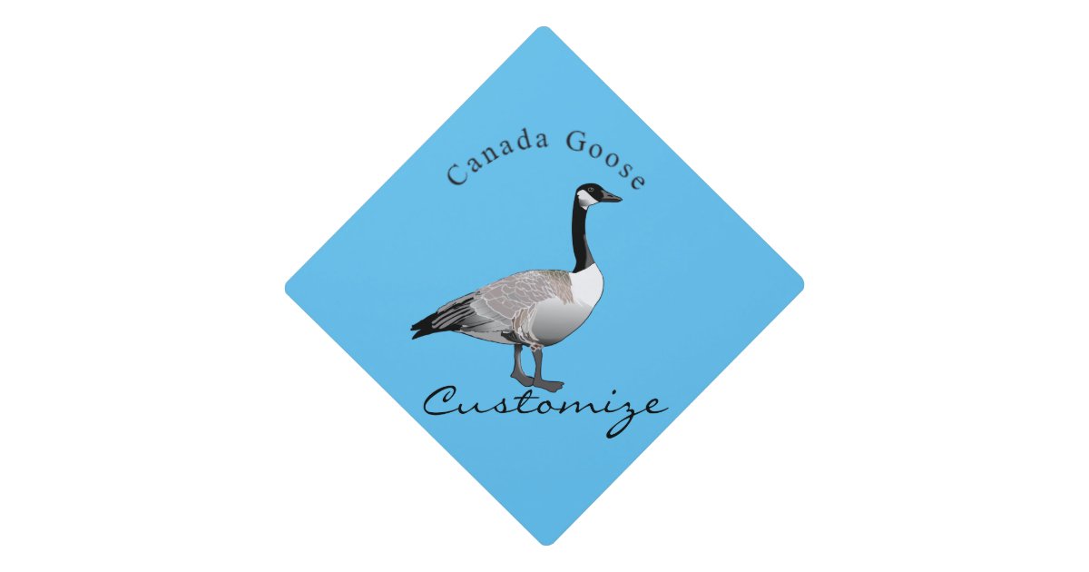 Canada Goose Gander Thunder_Cove Graduation Cap Topper | Zazzle