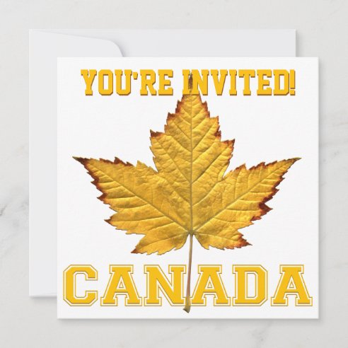 Canada Day Invitations | Zazzle CA