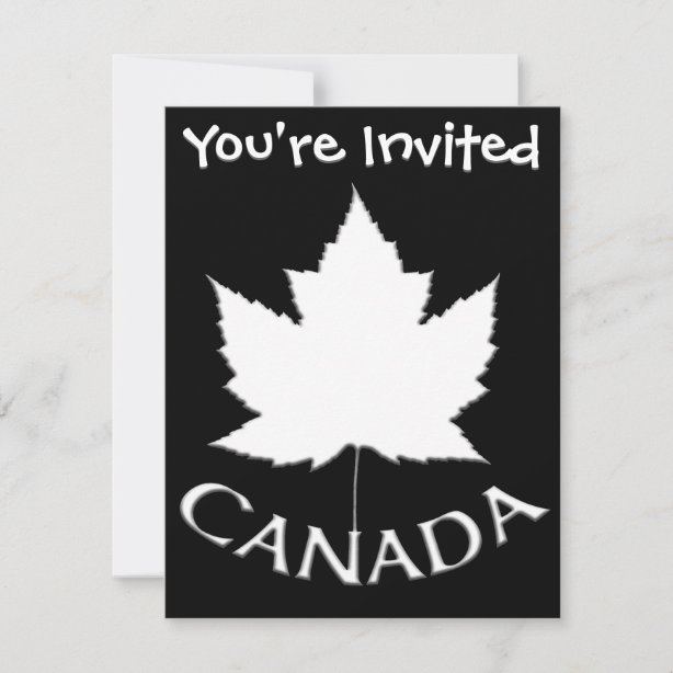 Canada Day Party Invitations | Zazzle CA