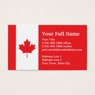Canadian Business Cards and Business Card Templates | Zazzle Canada