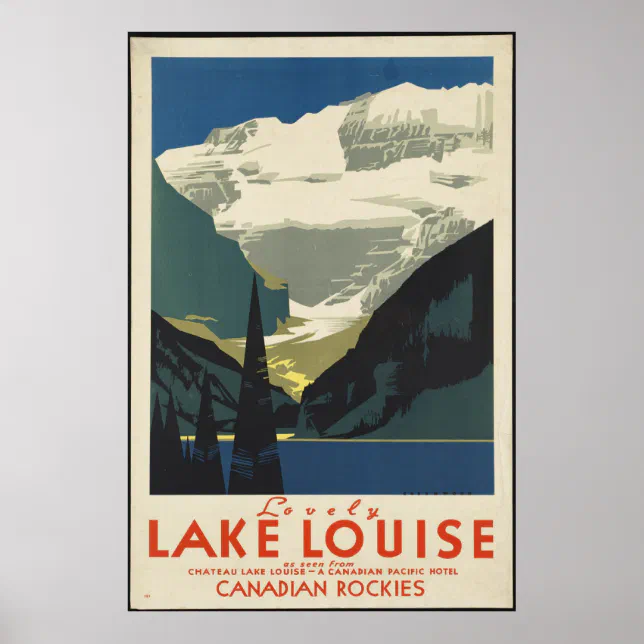 Canada Vintage Travel Poster Ad Retro Prints | Zazzle