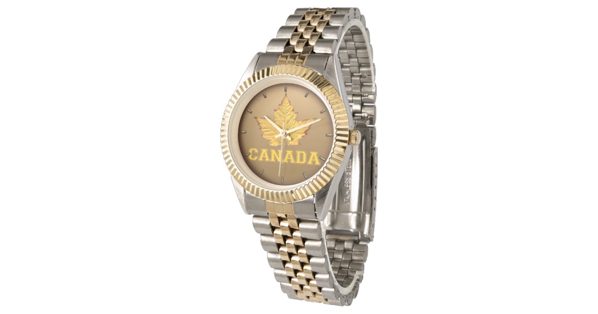 Canada Watch Canada Maple Leaf Souvenir Wristwatch | Zazzle