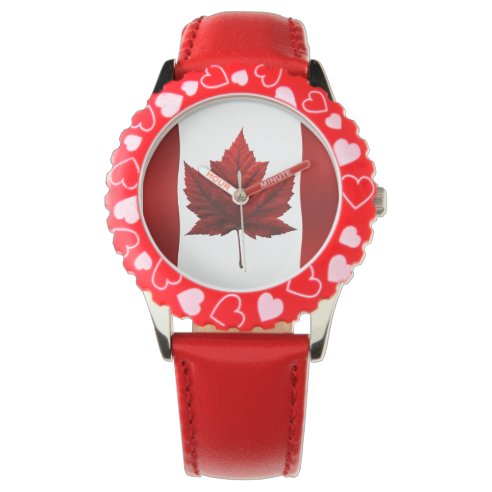 Maple Leaf Wrist Watches | Zazzle CA