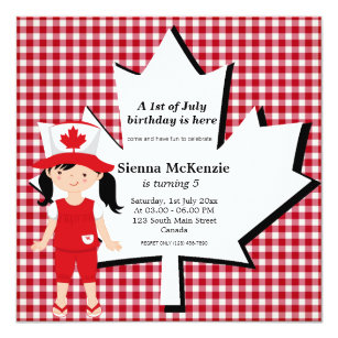Canada Day Invitations & Announcements | Zazzle CA