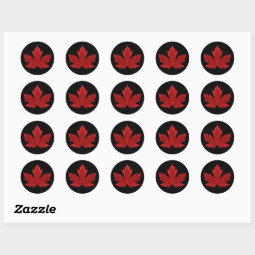 Canadian Maple Leaf Sticker | Zazzle