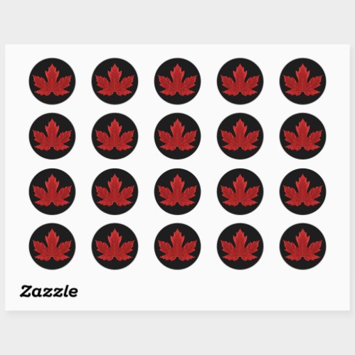 Canadian Maple Leaf Sticker | Zazzle