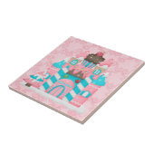 Candyland Castle bakery ceramic tile | Zazzle