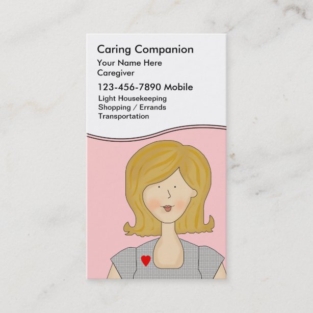 Home Health Care Business Cards & Profile Cards | Zazzle CA