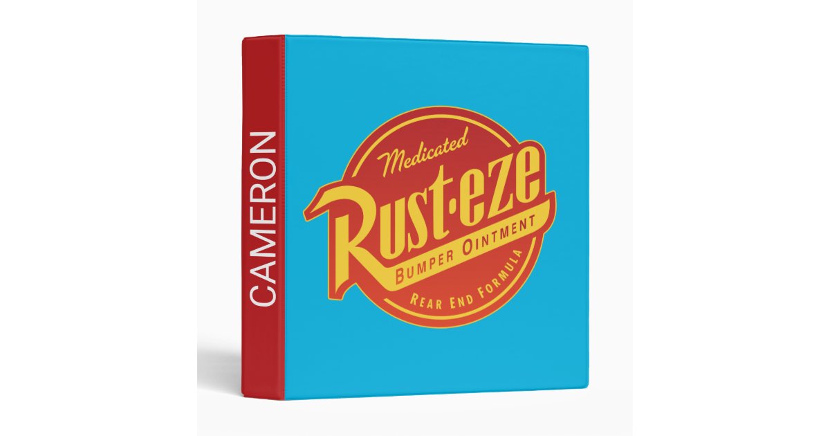 Cars 3 | Rust-eze Logo Binder | Zazzle
