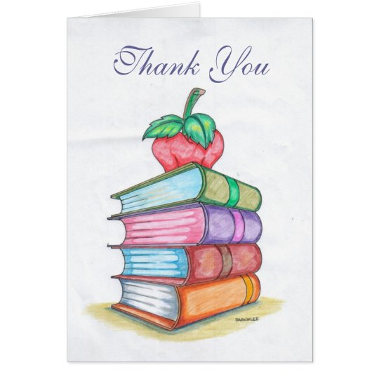 Carte de professeur de Merci | Zazzle.ca