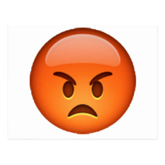 Emoji Fâché Cartes, Invitations Emoji Fâché, Photocartes et faire-part