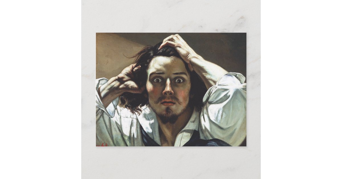 Carte Postale Gustave Courbet - Autoportrait de l'homme désespér ...