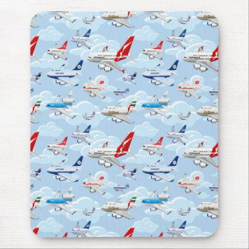 Airline Mouse Pads | Zazzle CA