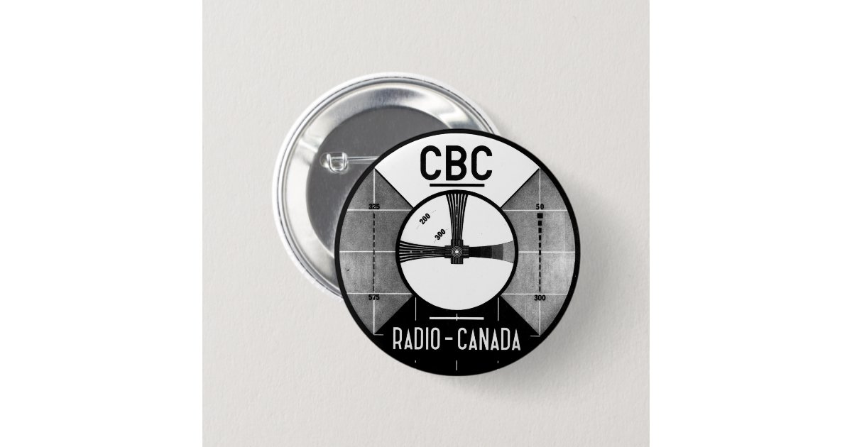 CBC Test Pattern Button | Zazzle