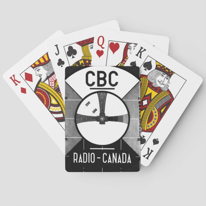 CBC Test Pattern Playing Cards | Zazzle.ca