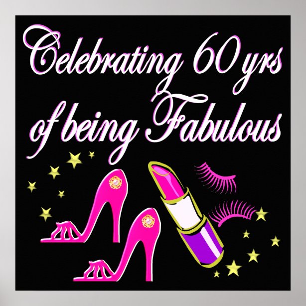 Turning 60 Years Old Posters, Prints & Poster Printing | Zazzle CA