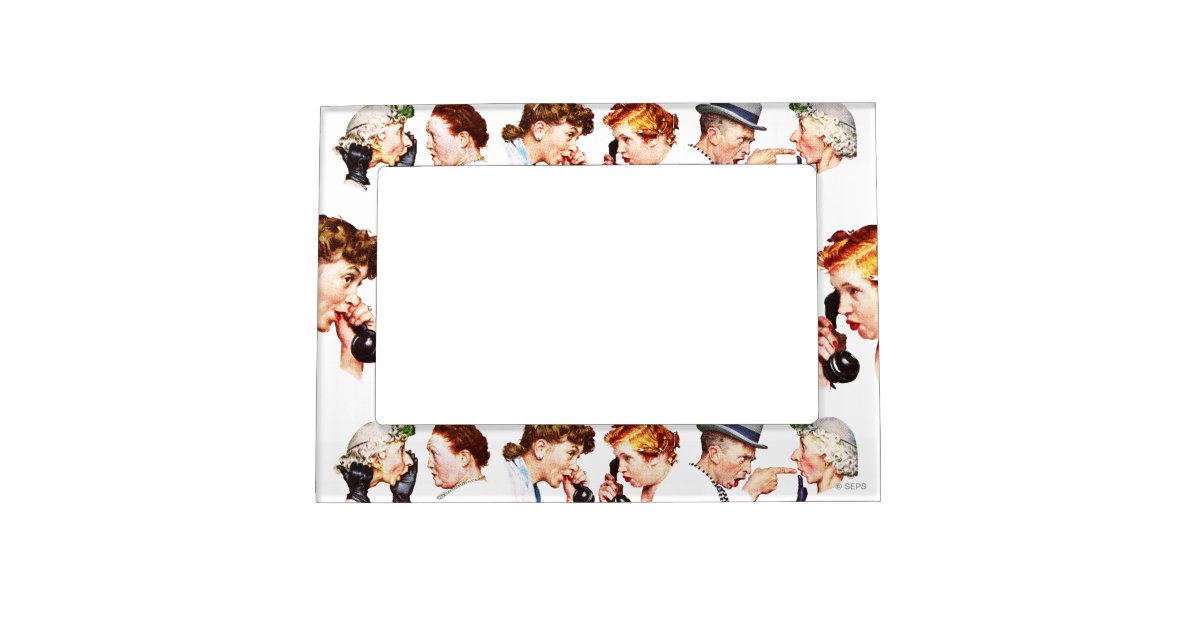 Chain of Gossip Magnetic Frame | Zazzle