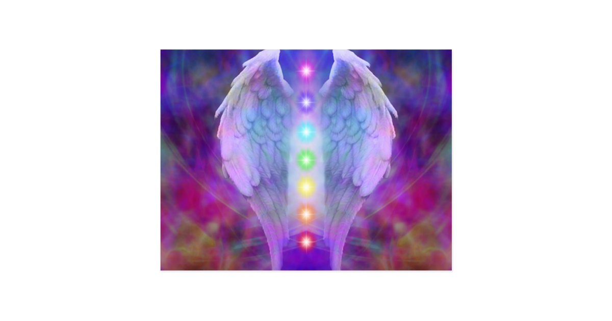 chakra,angel,healer,healing from god,angels,love, postcard | Zazzle.ca
