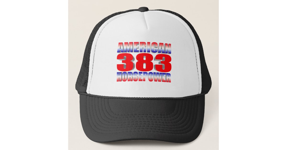 chevy 383 stroker trucker hat | Zazzle