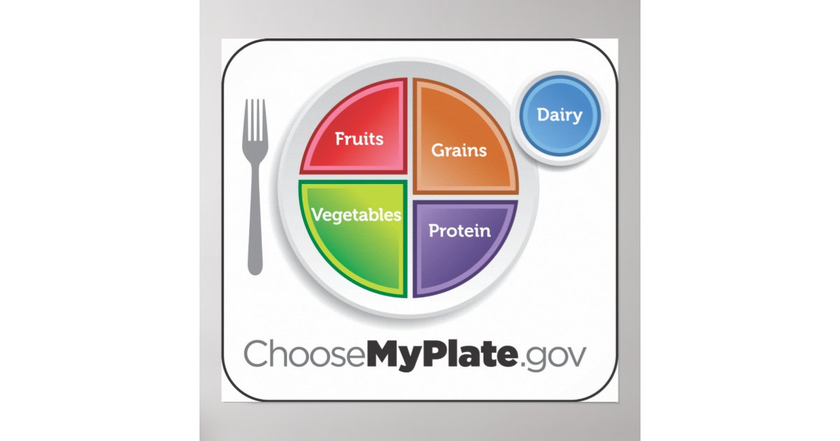 ChooseMyPlate Poster | Zazzle