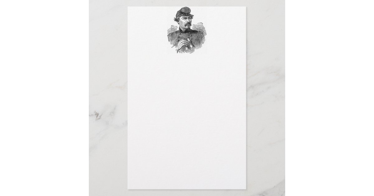 Civil War General Stationery | Zazzle