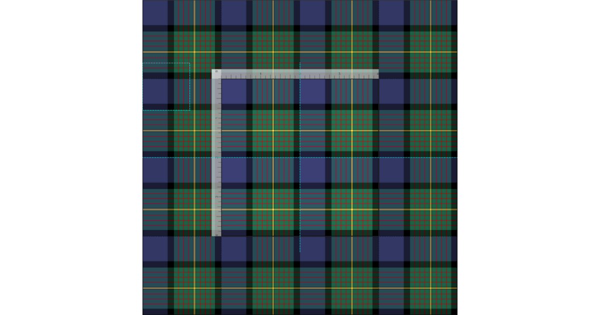 Clan Muir Scottish Tartan Fabric | Zazzle