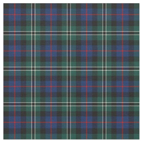 Clan MacPherson Tartan Fabric | Zazzle