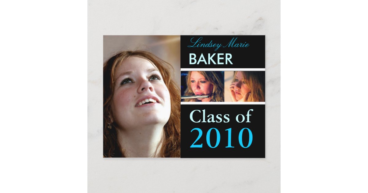 Class of 2010 Graduation Invitation Postcards | Zazzle