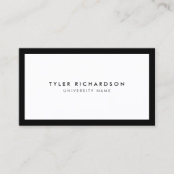 Classic Graduate Student Business Card | Zazzle