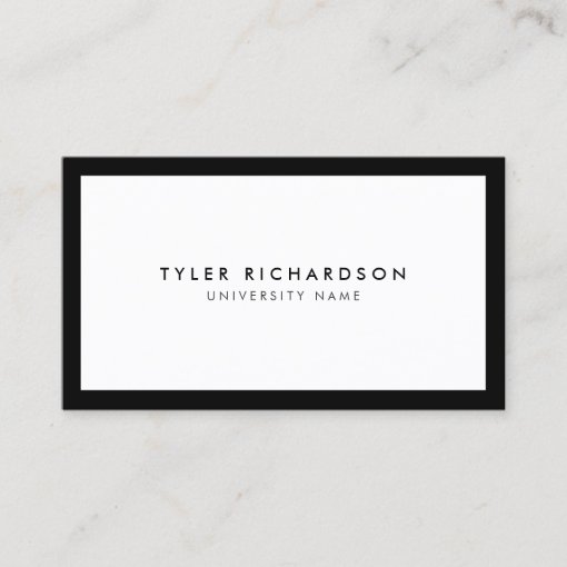 Classic Graduate Student Business Card | Zazzle