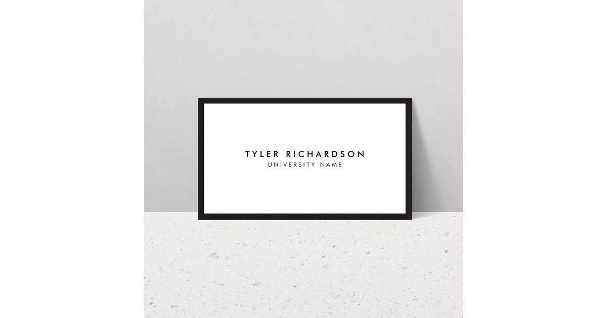 Classic Graduate Student Business Card | Zazzle