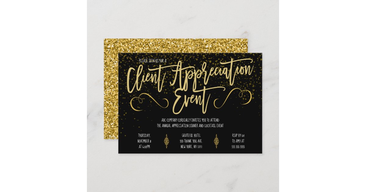 Client Appreciation Event Invitation | Zazzle