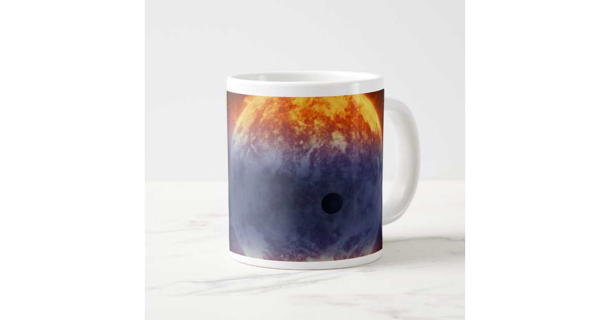 Cloud Of Hydrogen Gas Off Exoplanet Gj 3470b Large Coffee Mug | Zazzle