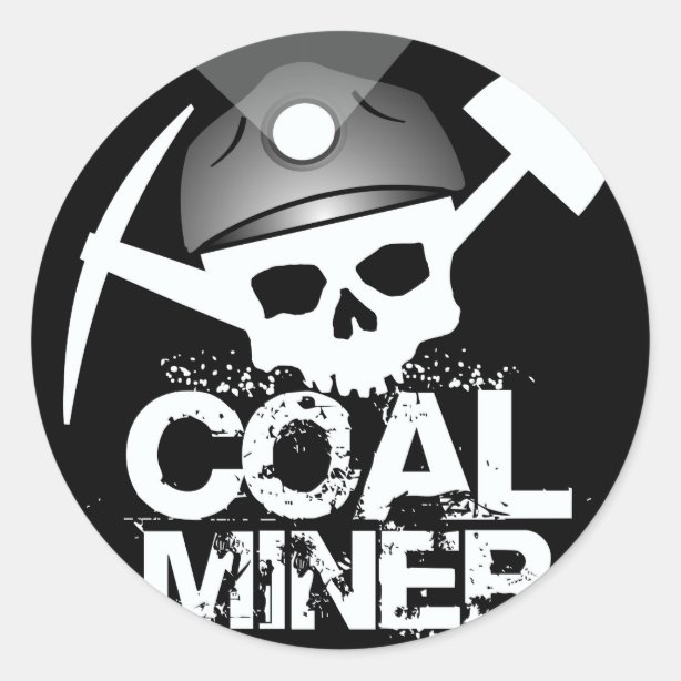 Coal Miner Stickers | Zazzle CA