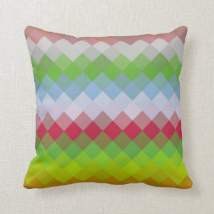 Modern Diamond Pattern Pillows & Cushions | Zazzle CA