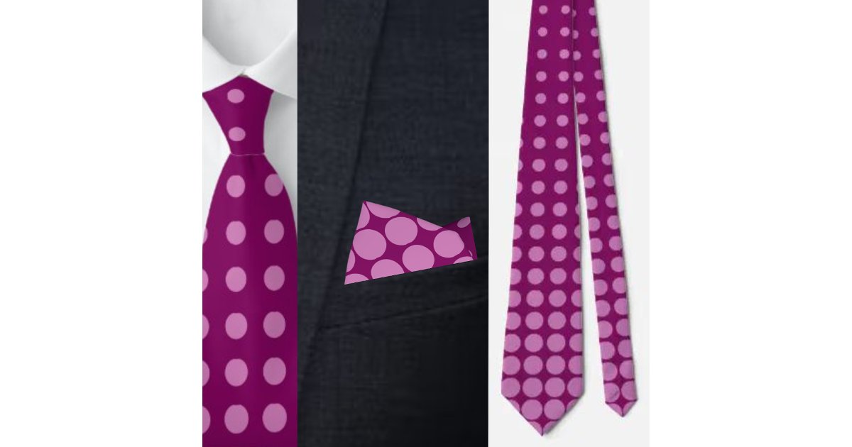 Colourful Cute Dots Pattern Neck Tie | Zazzle