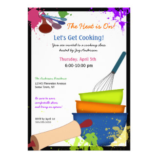 Cooking Class Invites, 76 Cooking Class Invitation Templates