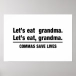 Punctuation Saves Lives - Poster | Zazzle