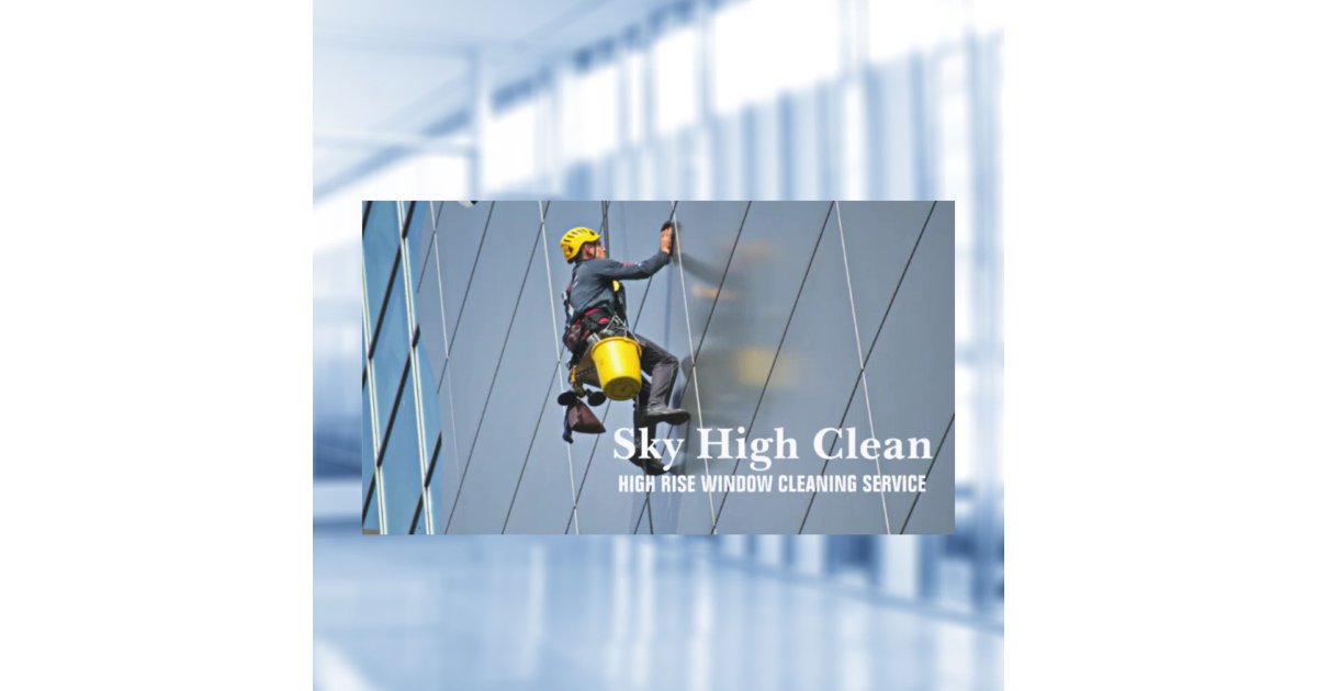 Commercial Skyscraper High Rise Window Cleaning Business Card | Zazzle