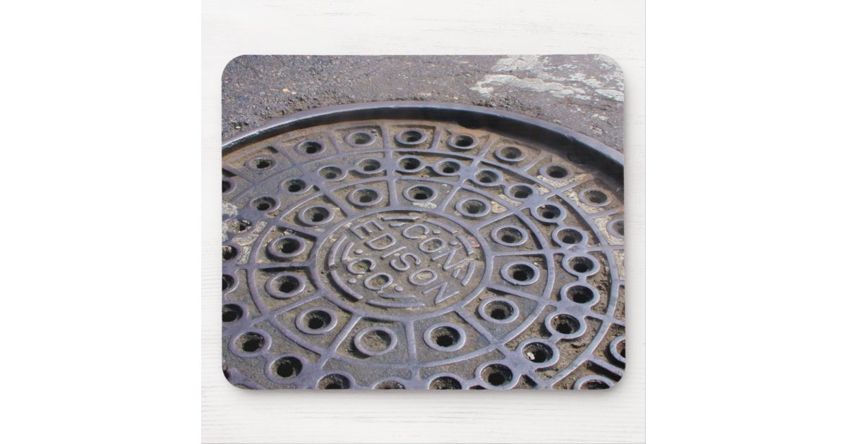 Con Edison Cover NYC Mouse Pad | Zazzle